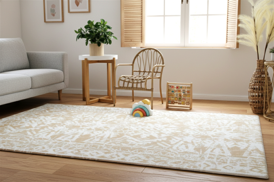 Explorer - Gray Sand | Stylish Reversible Play Mat | Large – Cushmat